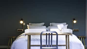 Roupas de cama premium, cofres nos quartos, escrivaninha, berços grátis