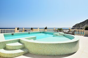 Cobertura superluxo, 2 quartos, vista para o oceano | Piscina particular