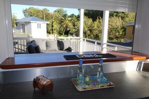 Villa Comfort, vista para o mar (Marie Galante) | Terraço/pátio interior