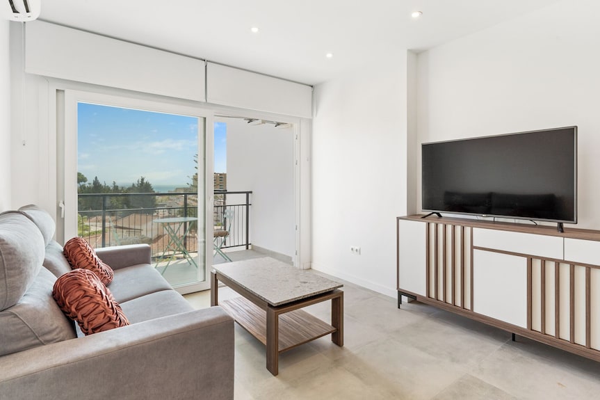 Appartement 'Mar Del Sur' Avec Vue Sur La Mer, Wi-fi Et Climatisation - Benalmádena