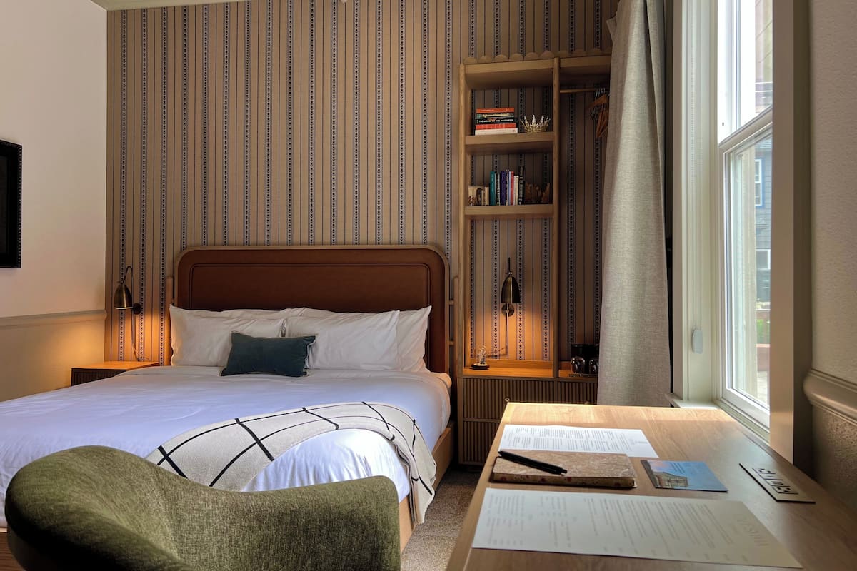 EstĂșdio, 1 cama King, vista para o jardim | Roupas de cama de algodĂŁo egĂpcio, roupas de cama premium