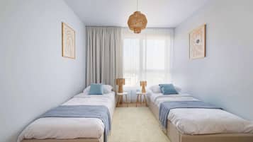 Apartamento Exclusivo, 2 quartos, varanda, vista para o mar | Ferro/tábua de engomar, Wi-fi grátis
