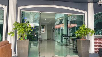 Entrada do alojamento