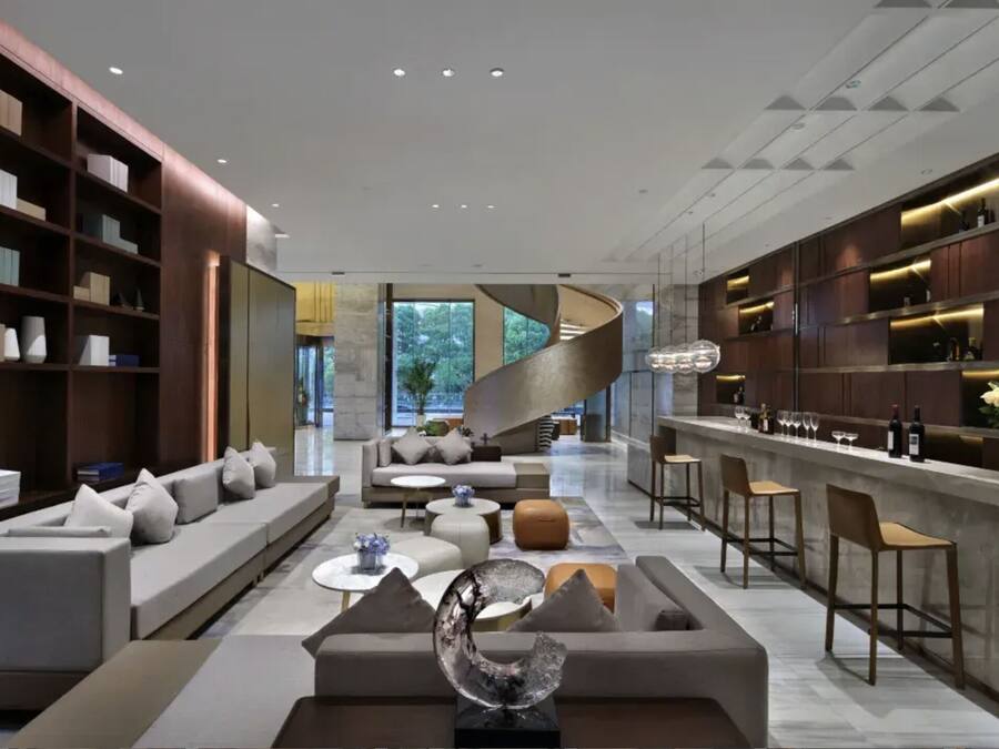 Sala de estar do lobby