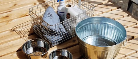 Casa, para não fumantes, aceita animais de estimação (SANU CABIN BEE, Simple Room) | Terraço/pátio