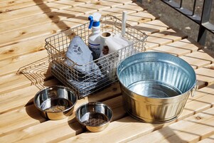 Casa, para não fumantes, aceita animais de estimação (SANU CABIN BEE, Simple Room) | Terraço/pátio