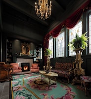 Sala de estar do lobby