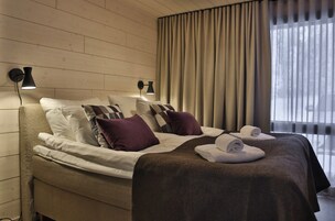 Vila, 2 quartos, sauna seca, vista para a montanha (loft) | Wi-Fi de cortesia, roupa de cama