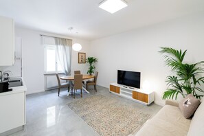 Apartamento Clássico, Vista para a cidade | Sala de estar