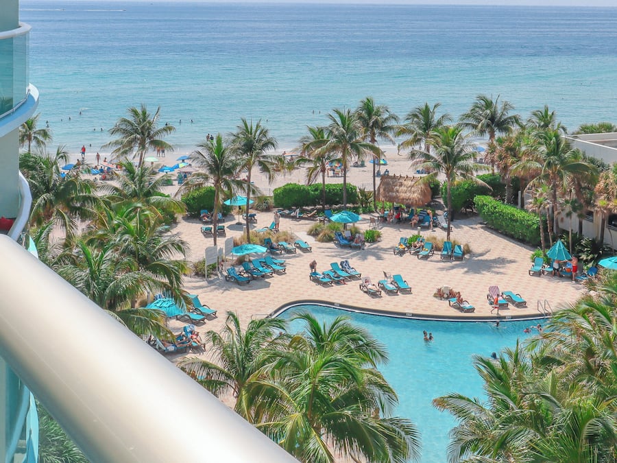 Apartamento exclusivo, 1 quarto, sacada, vista para o oceano | Vista da sacada