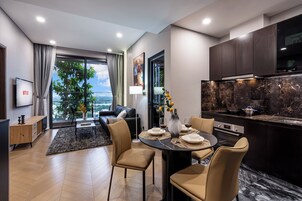 Apartamento Standard, varanda | Sala de estar