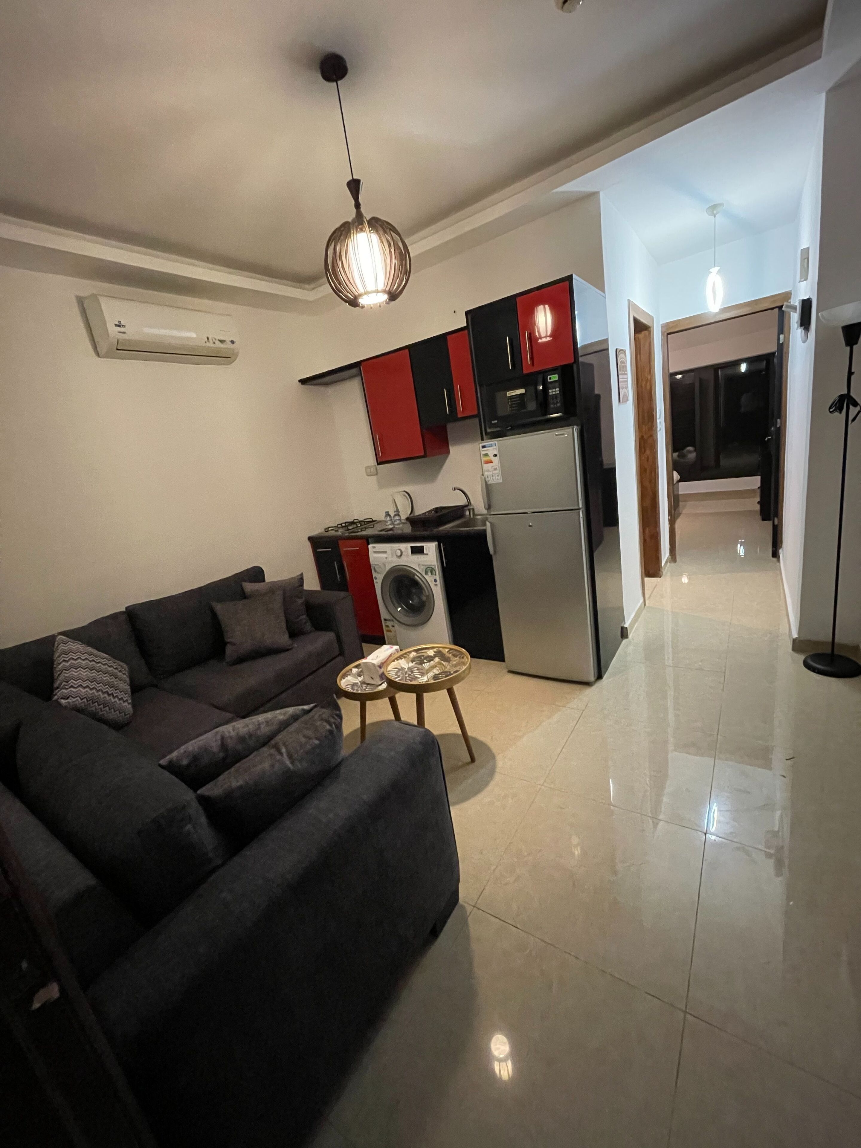 Apartamento, 1 quarto, acessível | Sala