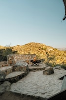 Barraca com design assinado | Vista da sacada