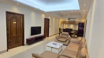 Suite Executiva, Vista para a cidade | Sala de estar | Impressoras