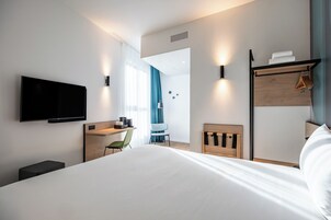 Quarto Duplo Superior | Roupa hipoalergénica, camas de colchão Tempur-Pedic 