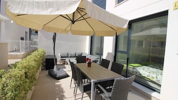 Apartamento | Opções para refeição ao ar livre