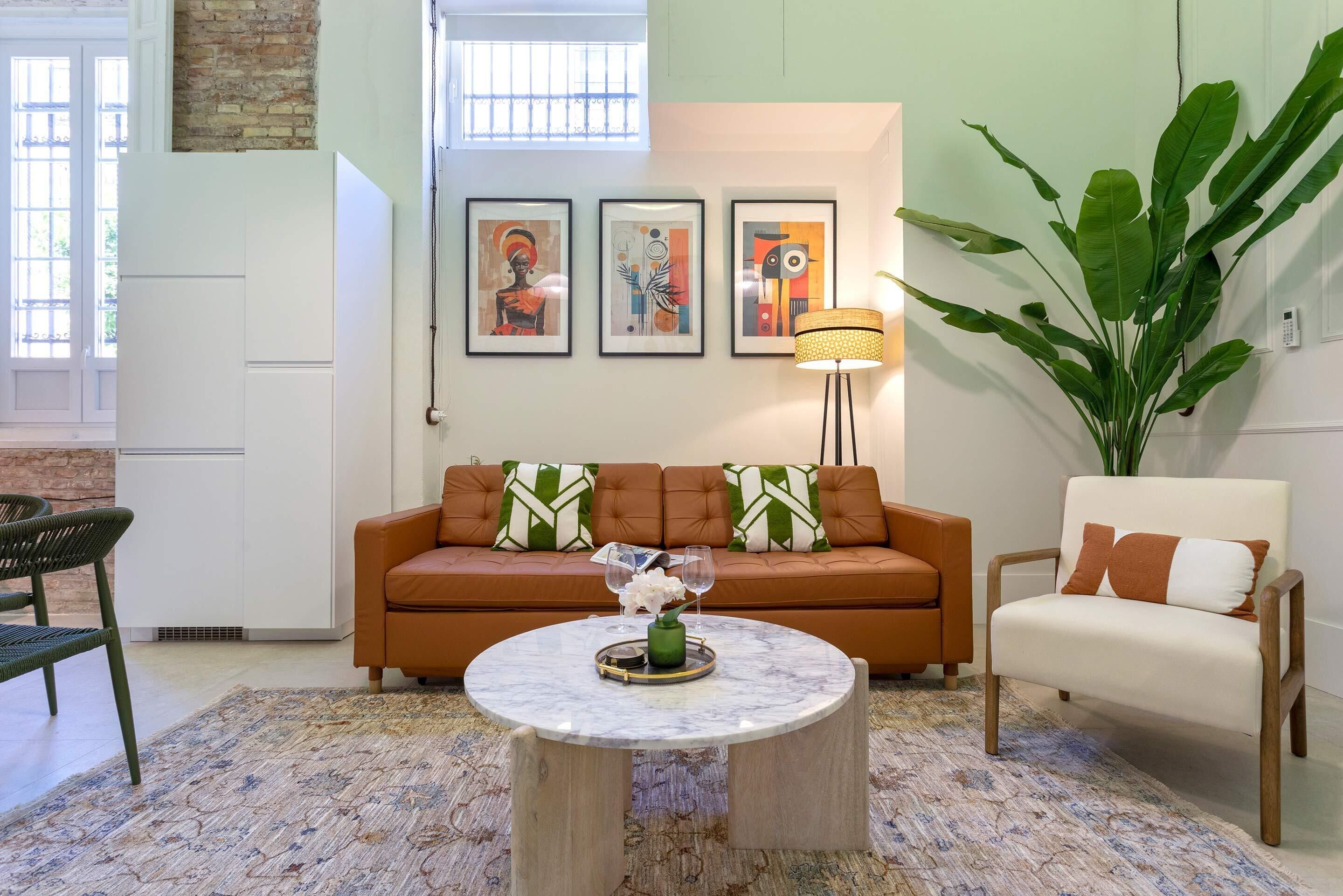 Apartamento (1 Bedroom) | Sala de estar