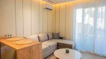 Apartamento Familiar, varanda, Vista para a cidade | Sala de estar