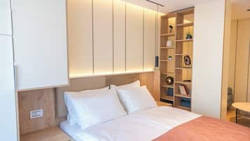 Apartamento Deluxe, varanda, Vista para a cidade | Cortinas/cortinados opacos, Wi-fi grátis