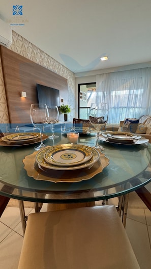 Apartamento Premium, vista para o resort | Restaurantes