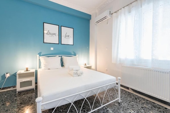 Apartamento Comfort, varanda, Vista para a cidade | Roupa hipoalergénica, cortinas/cortinados opacos, quartos insonorizados