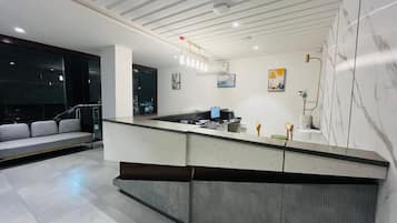 Sala de estar do lobby