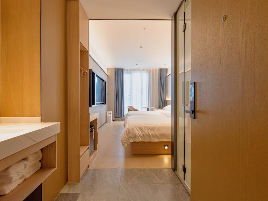 Quarto Twin Familiar, junto ao pátio | Sala de estar | Impressoras