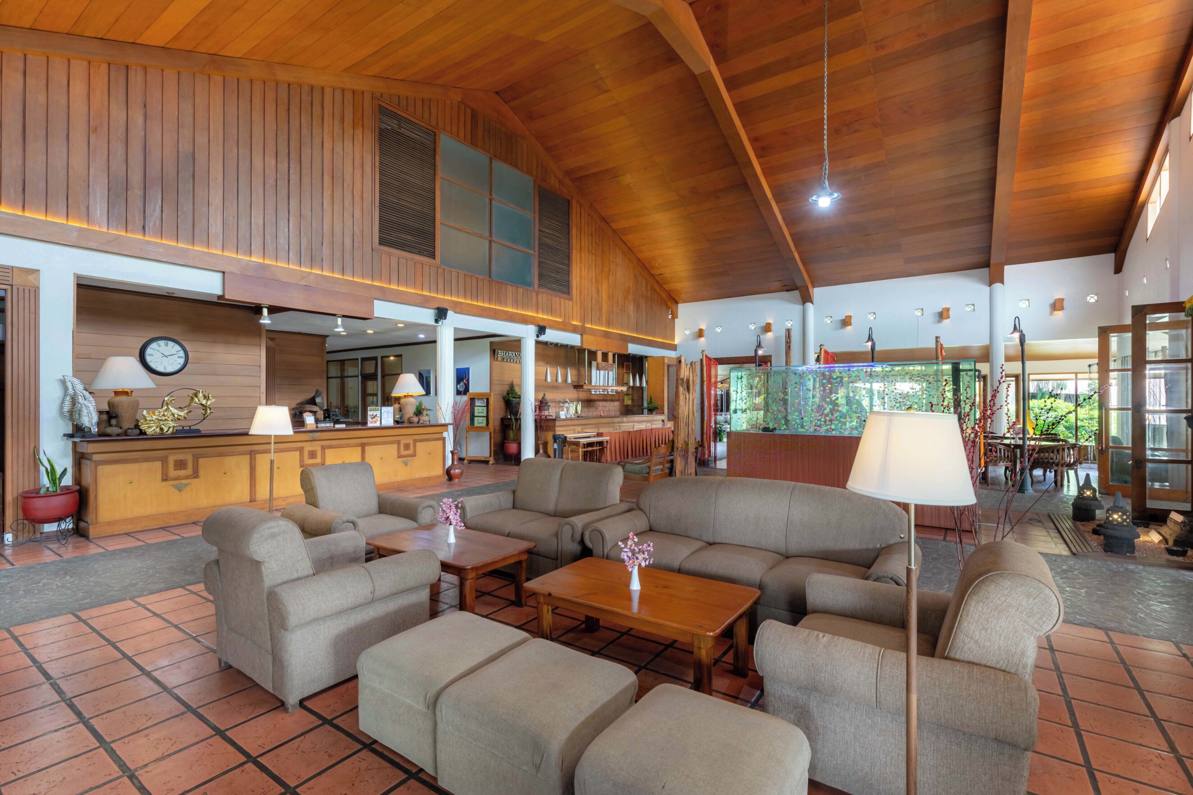 Sala de estar do lobby