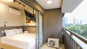 Estúdio | Varanda coberta