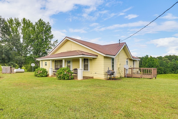 Bbq Ready: Delta Country Home On 30 Acres - Alabama