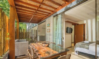 Apartamento básico | Opções para refeição ao ar livre