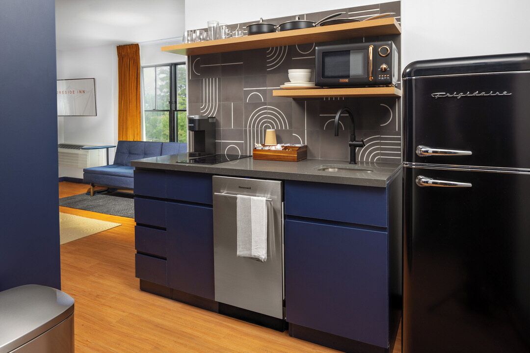 Quarto luxo, 1 cama King, cozinha americana | Cozinha privada