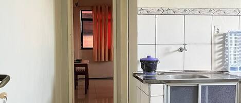 Apartamento Superior, Vista para a cidade | Cozinha privada