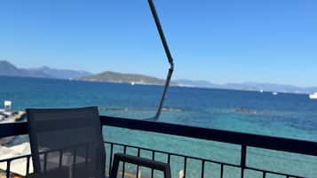 Quarto Duplo, varanda, vista para o mar | Vista para a praia ou o mar