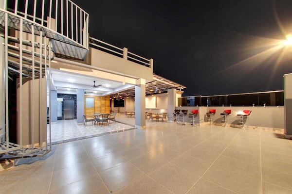 Terraço no piso superior