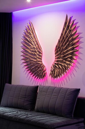 Apartamento presidencial | Ferros/tábuas de passar roupa, Wi-Fi de cortesia, roupa de cama