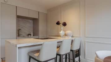 Quarto família, para não fumantes, 2 banheiros | Cozinha privada | Cafeteira/chaleira