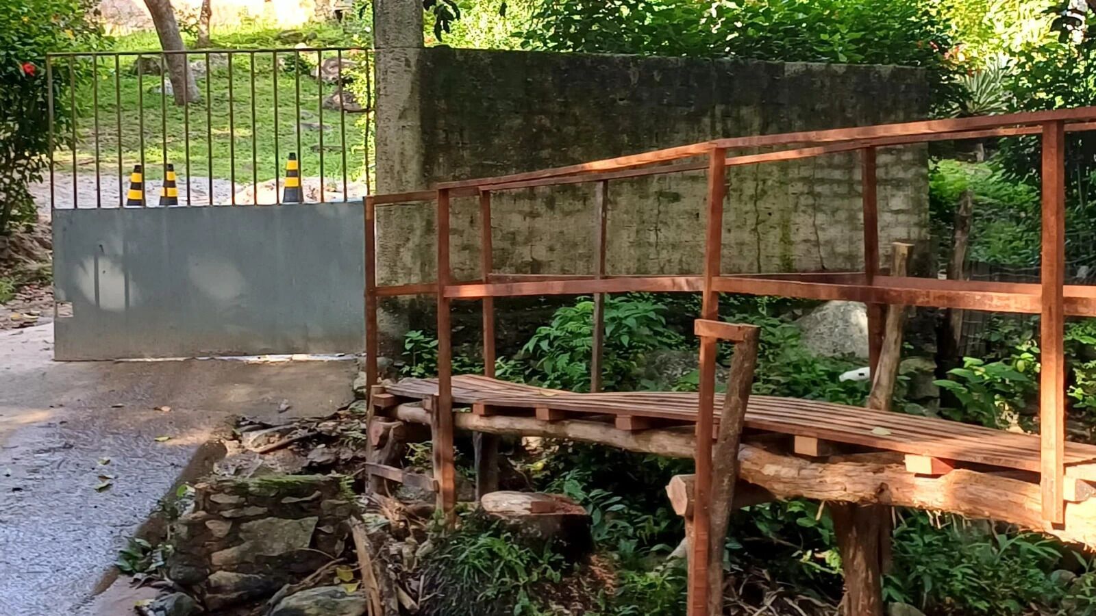 Entrada da propriedade