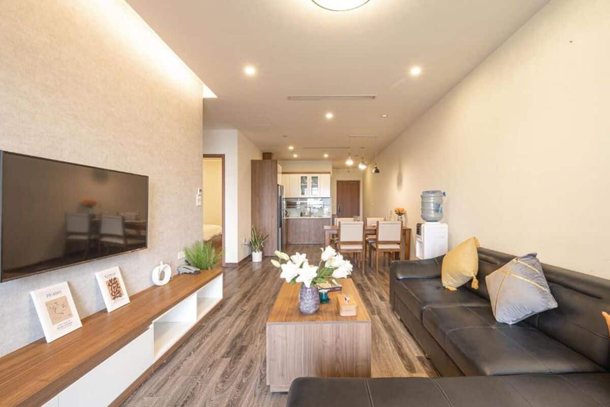 Apartamento luxo, 2 quartos | Wi-Fi de cortesia, roupa de cama