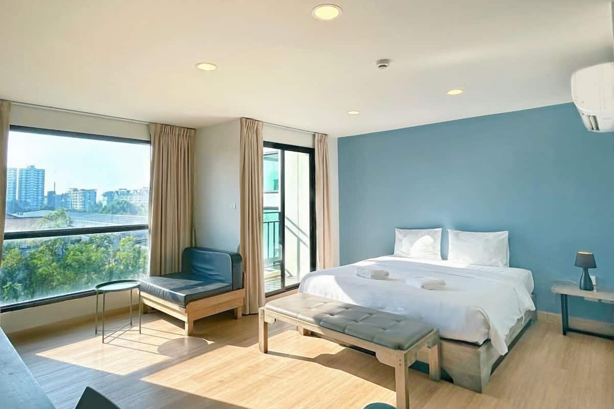 Quarto casal superior | Vista para praia/oceano