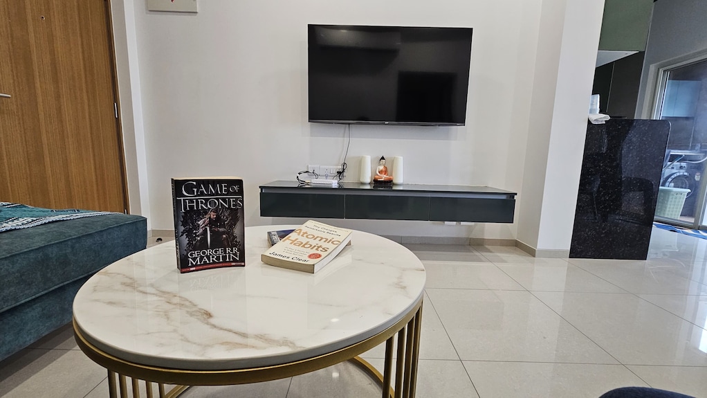 Chic 2-bedroom Apartment With Fitness Room And Ac In Marvelous Gift City. - Gandhinagar
