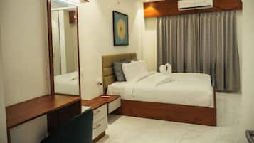 Quarto Deluxe | Secretária, Wi-fi grátis, roupa de cama fornecida