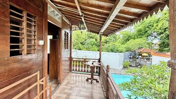 Quarto, 1 quarto | Terraço/pátio