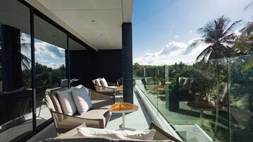 Cobertura, 2 quartos | Terraço/pátio