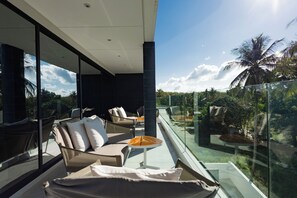 Cobertura, 2 quartos | Terraço/pátio