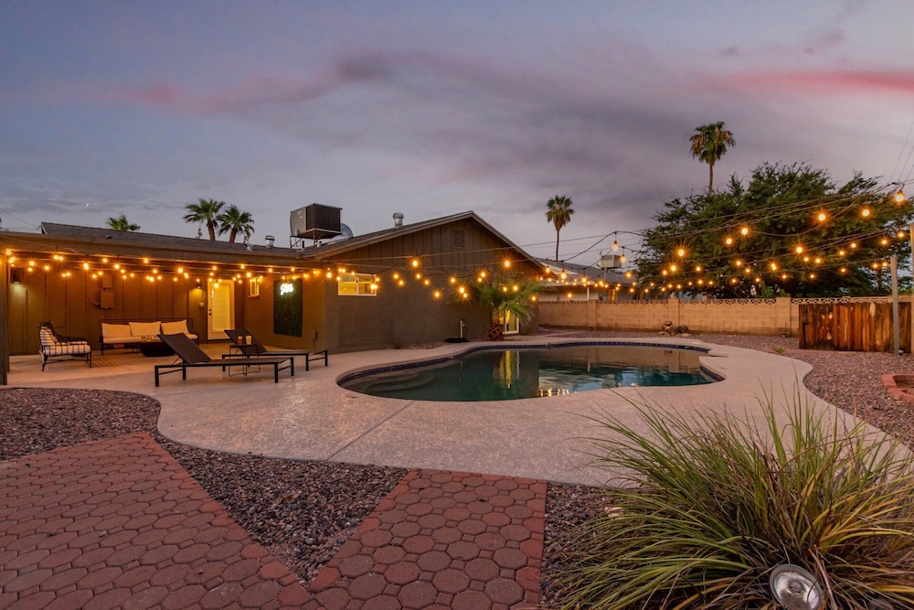 Cactus House - Private Pool - 5 Mins To Old Town - Tempe, AZ