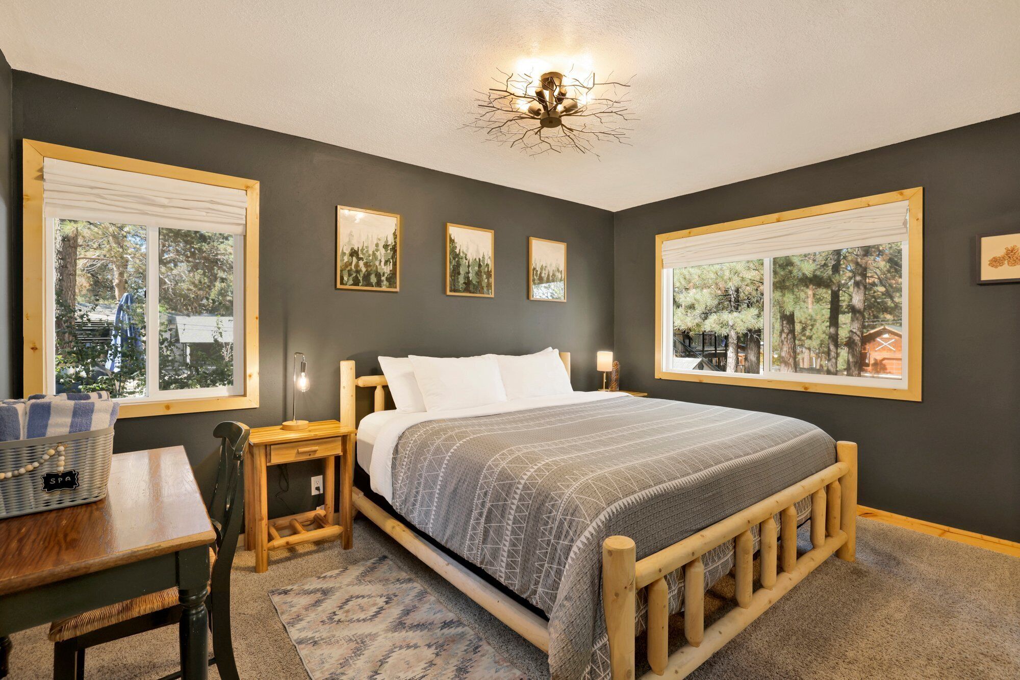 Cabine, várias camas, acesso à piscina, vista para a montanha (357) | Com decoração personalizada, com mobília individualizada 