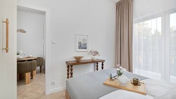 Apartamento | 1 quarto, individualmente mobiliados, ferros/tábuas de passar roupa