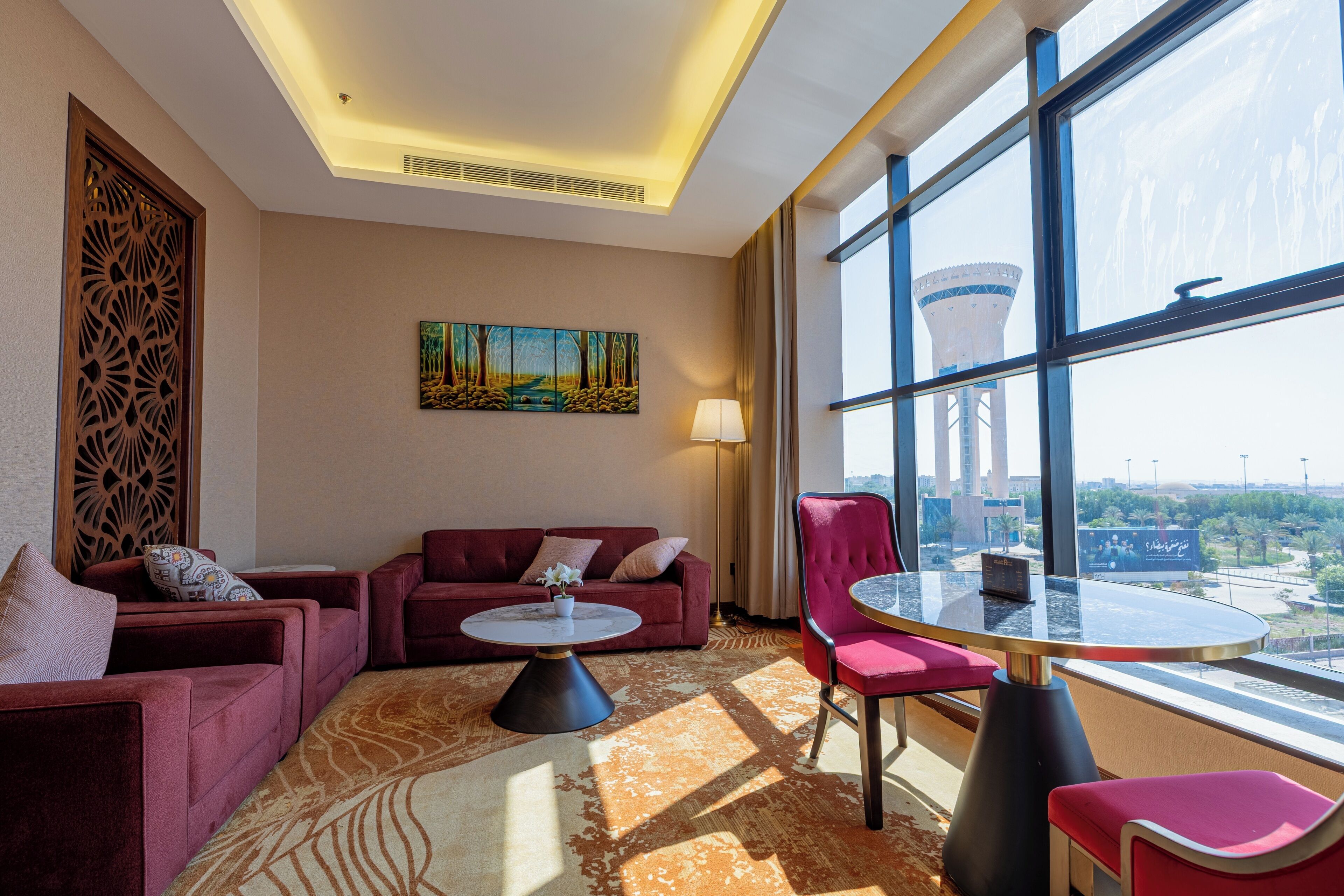 Vista para a cidade desde o alojamento