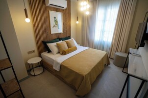 Quarto casal, vista para o jardim